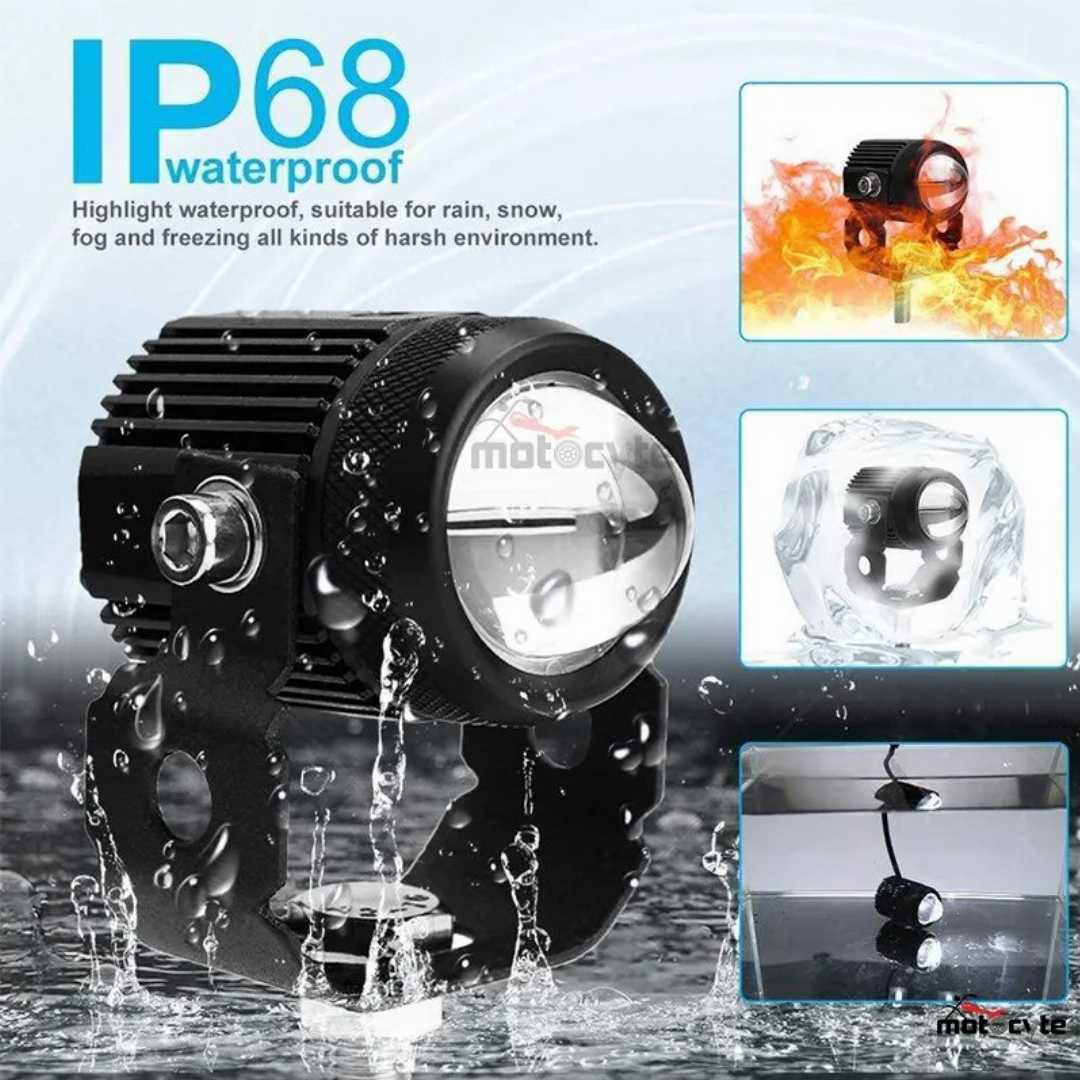 LIU HJG Dual Color Mini Driving Light | Moto Life